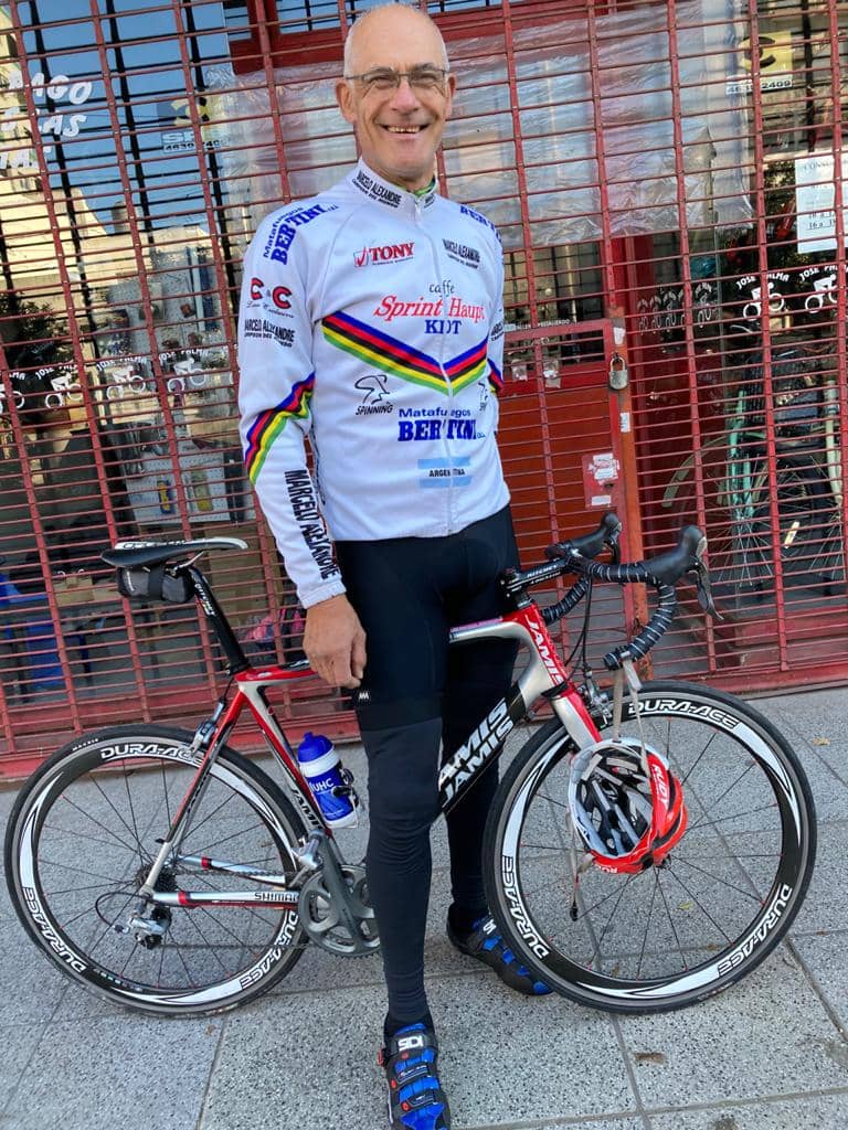 Marcelo Alexandre, el campeón del mundo que sale a pedalear seguido por ...