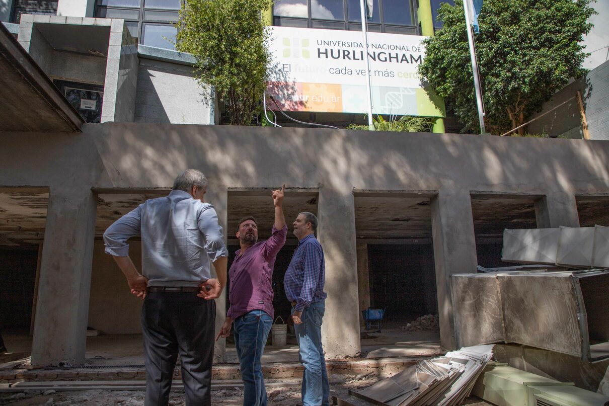 Crece la Universidad Nacional de Hurlingham: cómo es la obra que ...