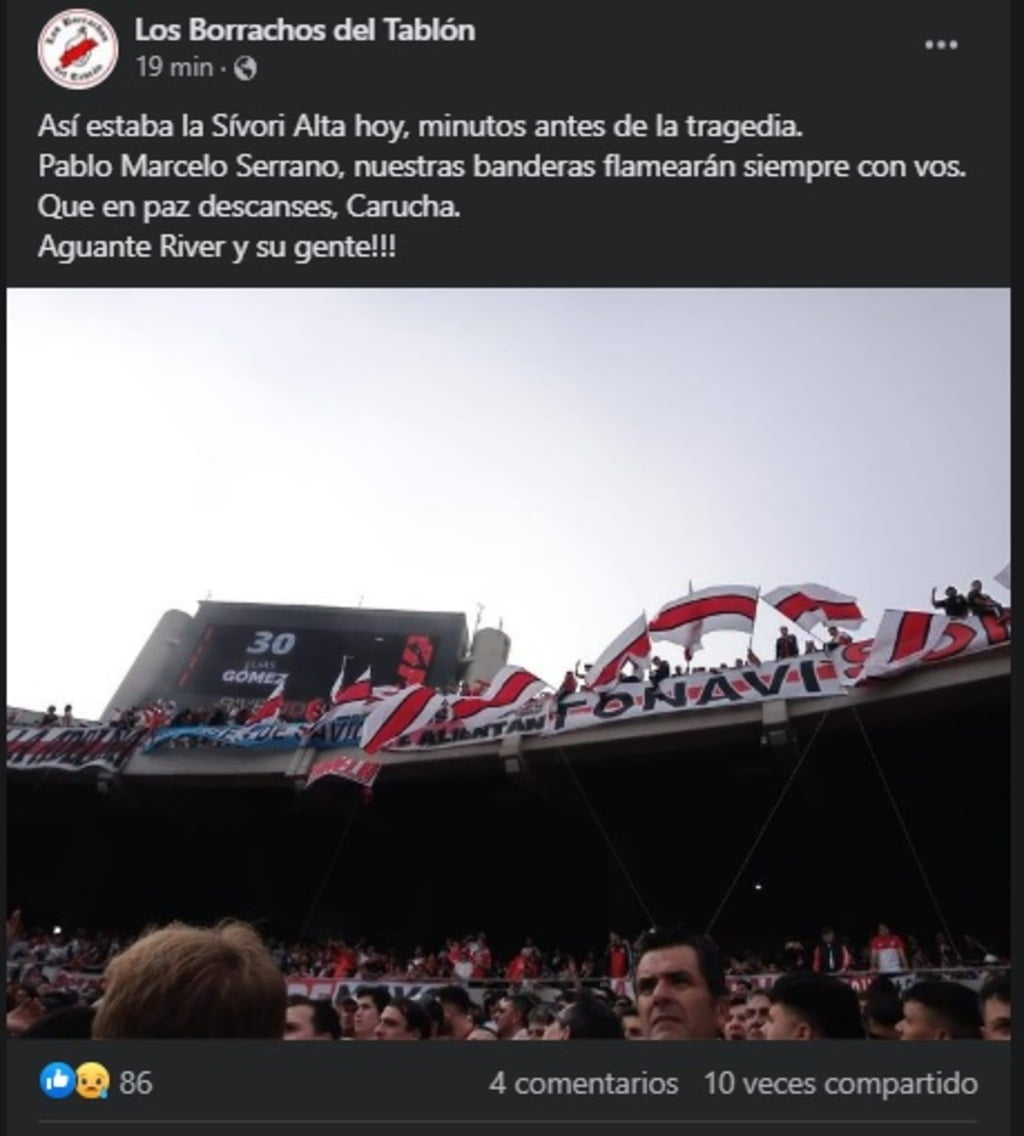 Morón: la vida en fotos de Pablo Marcelo Serrano, el hincha de River ...